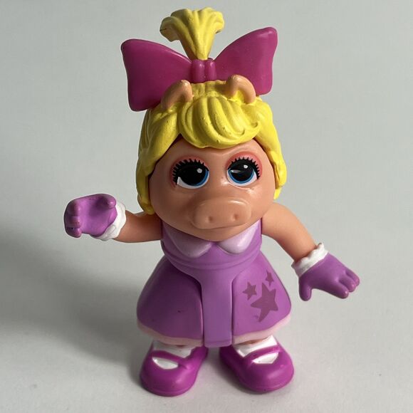 Disney | Toys | Disney Miss Piggy Muppet Babies Toy Figure Pvc Mini 25 ...